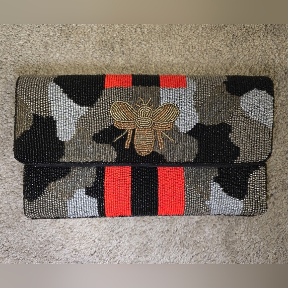 Bags | Shirdee Beaded Envelope Clutch Bag | Poshmark